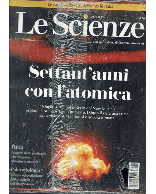 Le scienze scientific american 563 settant'anni atomica ed. Le Scienze FF19