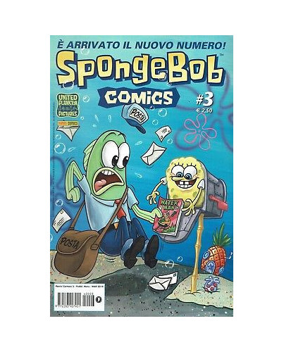 SPONGEBOB Comics 3 Squiddi clarinetto dorato ed.Panini Comics 2,00€