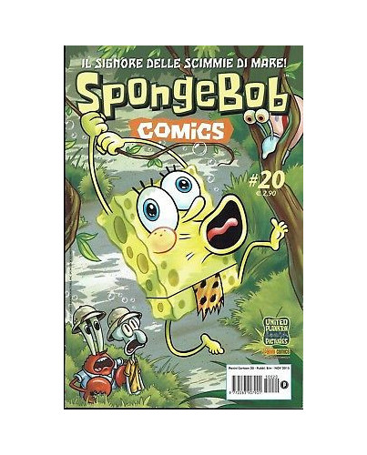 SPONGEBOB Comics 20 il signore delle scimmie di mare ed.Panini Comi...